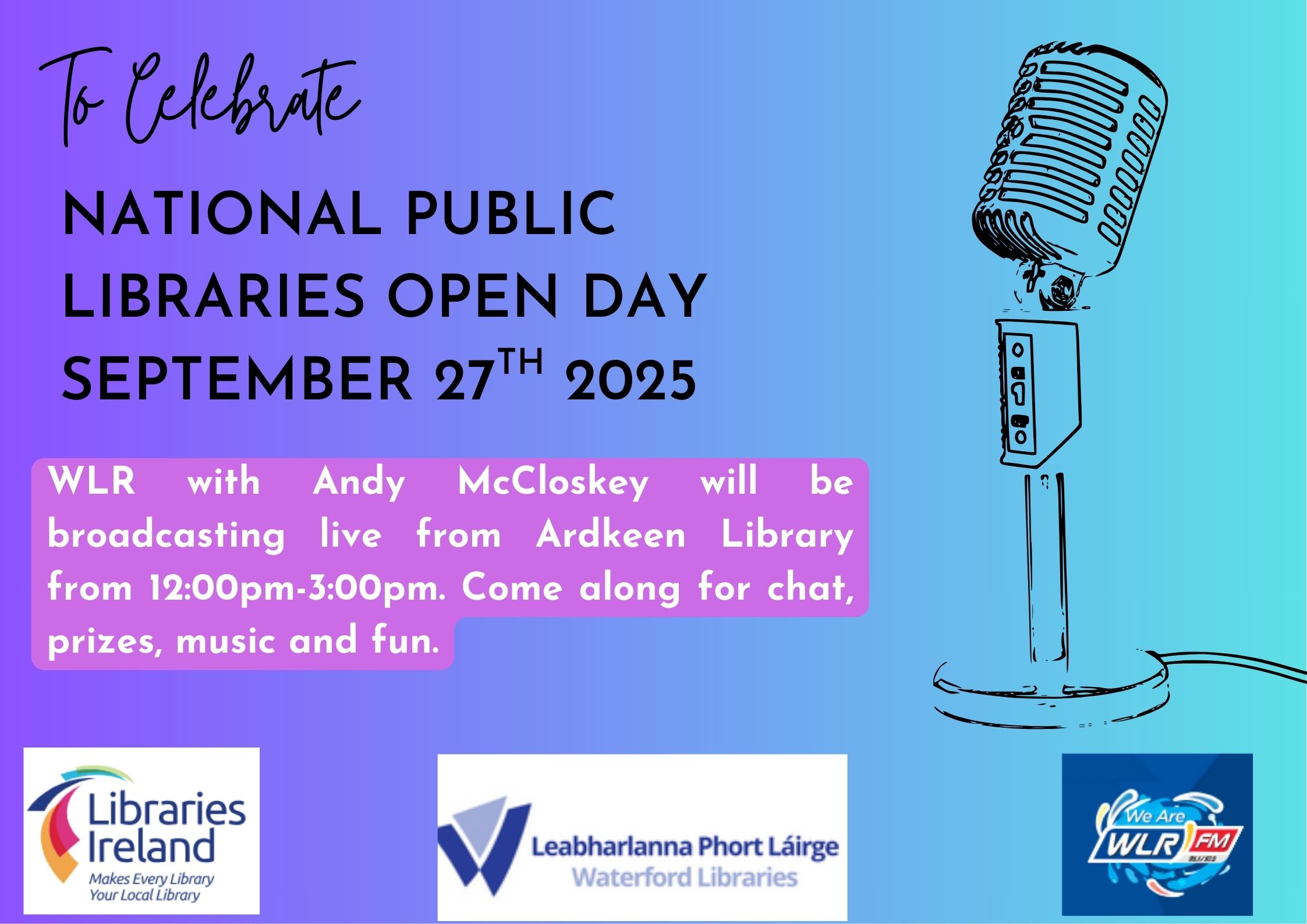 WLR Live Broad Cast for Public Libraries Open Day - Waterford Parent Hub
